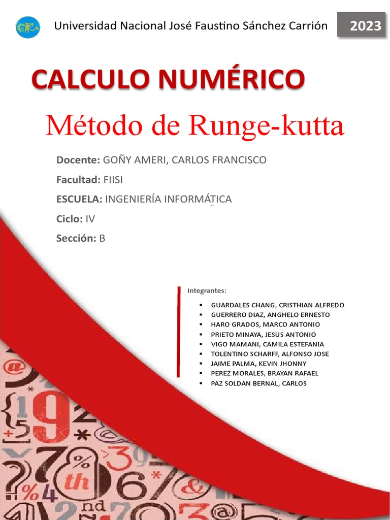 Método de Runge-Kutta | PDF | Ecuaciones | Análisis numérico