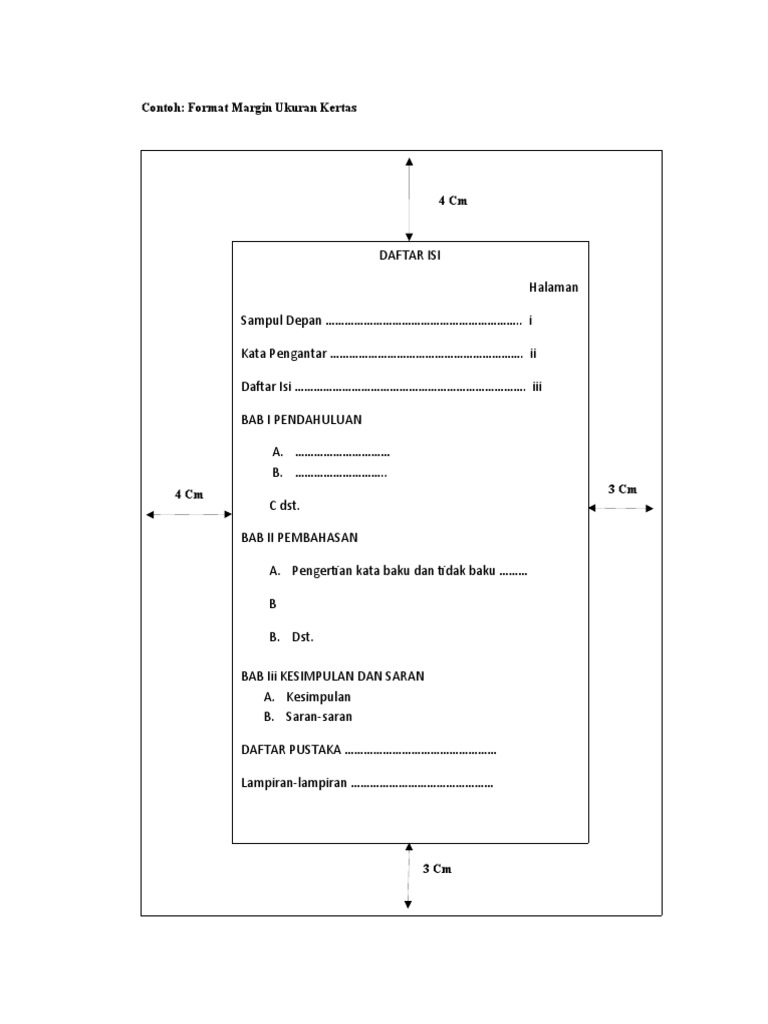 Format Penulisan Makalah | PDF