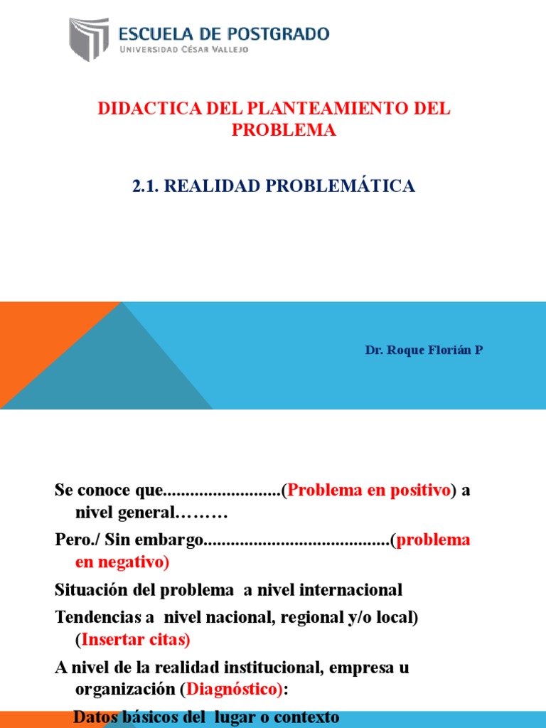 Diagnóstico y análisis de una problemática social a través de su ...