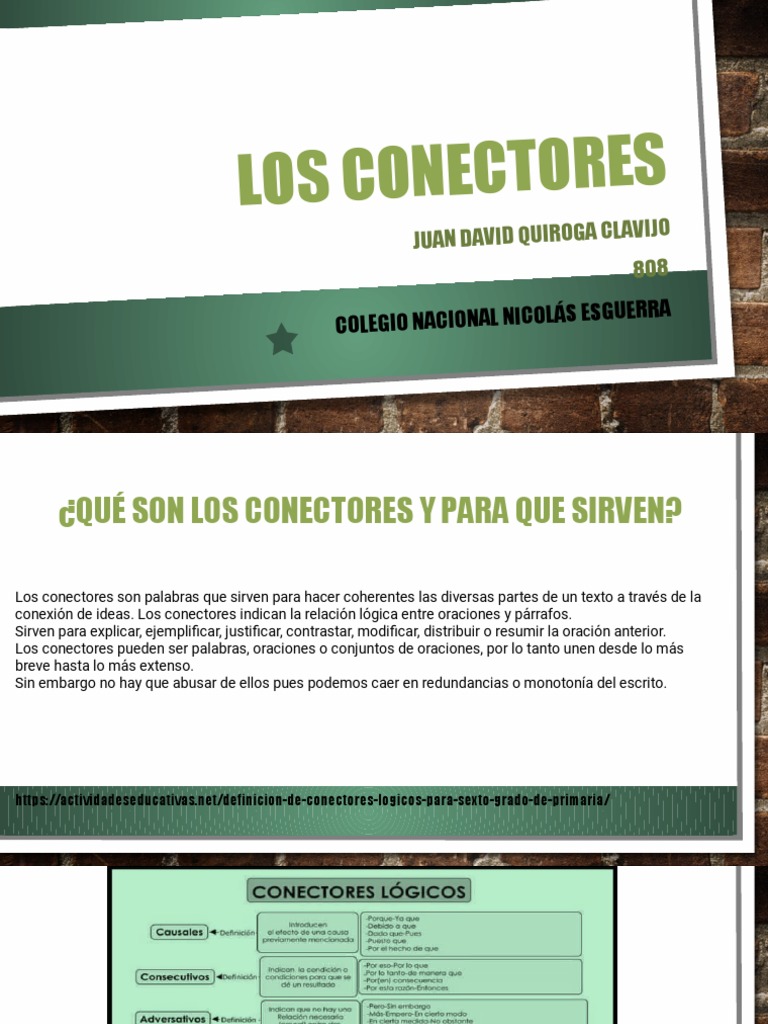 Los Conectores | PDF