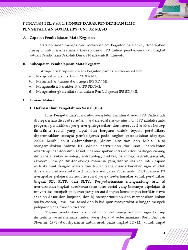 Modul Ips KB 1 | PDF
