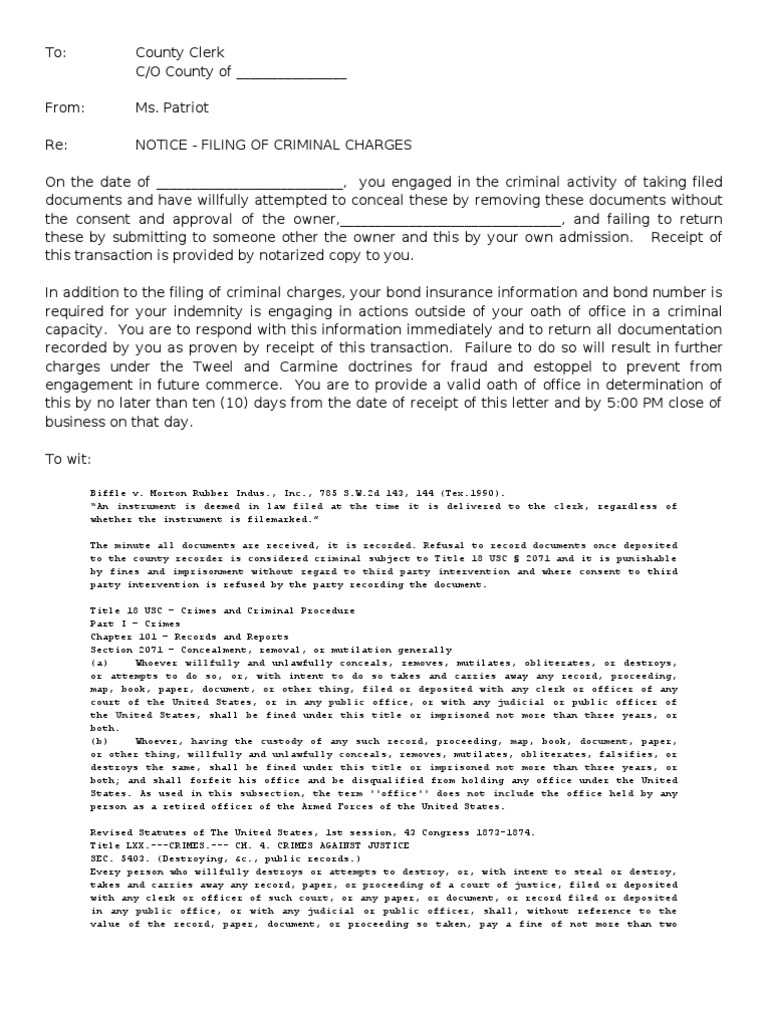 County Clerk Fraud | PDF | Fine (Penalty) | Crime & Violence