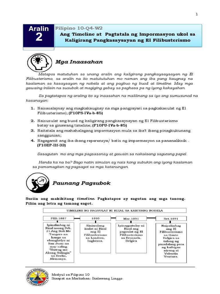 Filipino 10 Q4 Week 2 | PDF