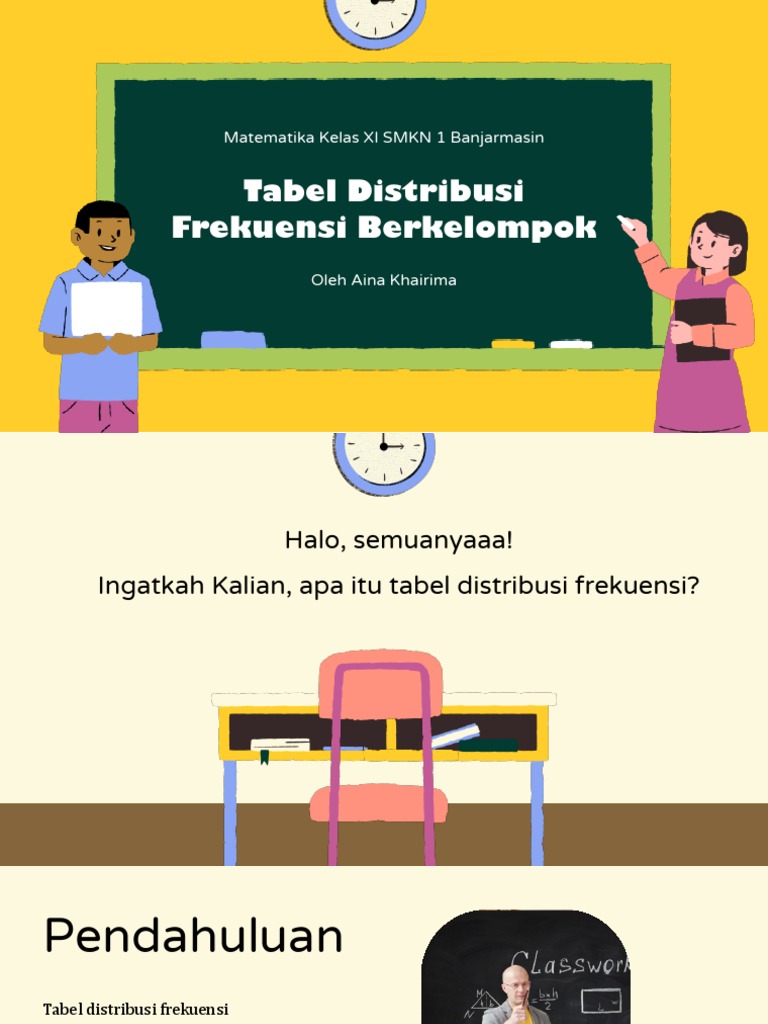 Tabel Distribusi Frekuensi Berkelompok | PDF