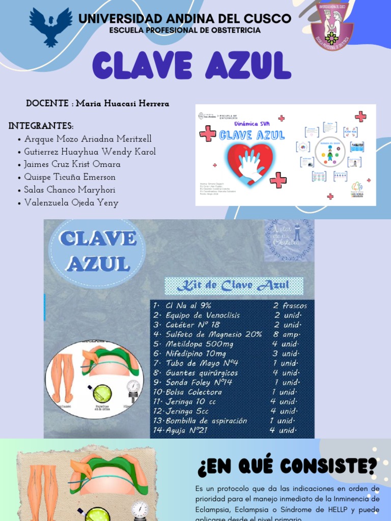 Clave Azul - Grupo 3 | PDF | Reproducción humana | Parto