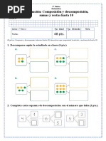 Matematicas 1° Basico Guia 5 Composición y Descomposición de Números ...