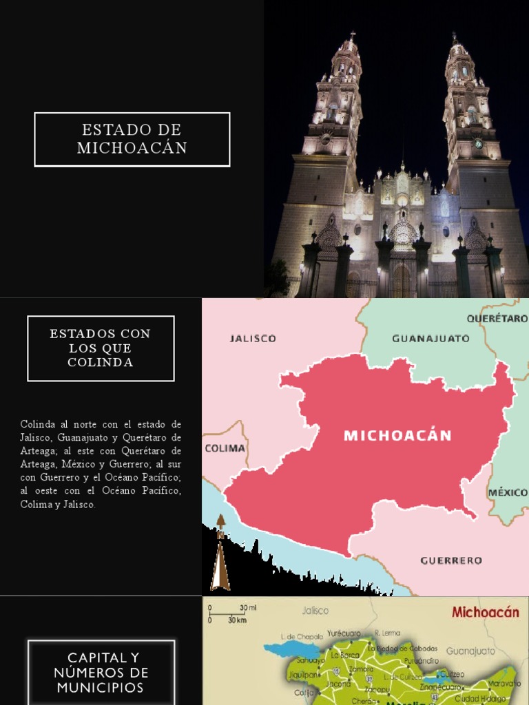 Michoacán: Colindancias y Agricultura | PDF