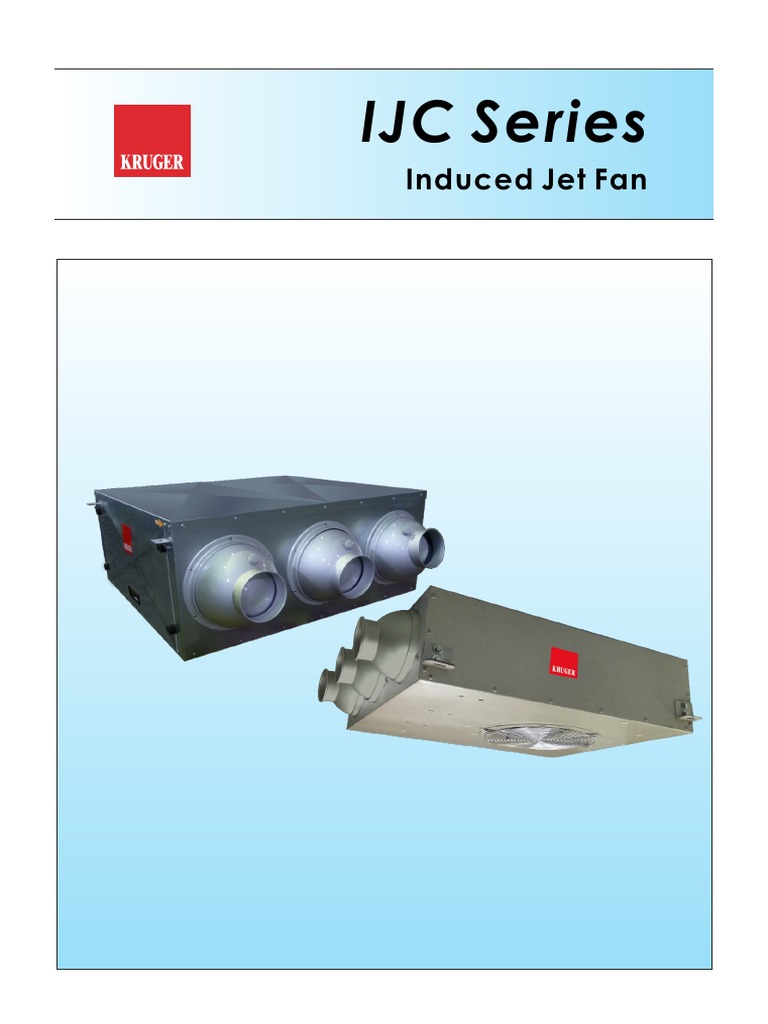 IJC Series - Induced Jet Fan - Product Catalogue | PDF | Mechanical ...