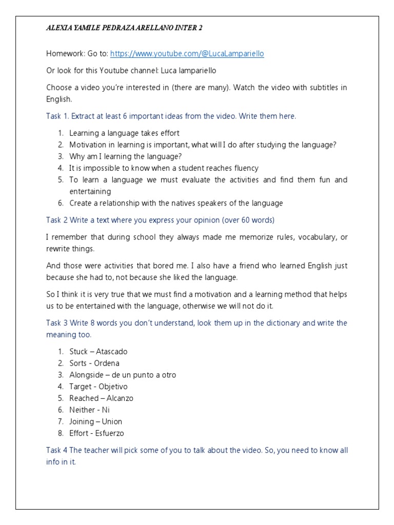 Homework class 2 | PDF