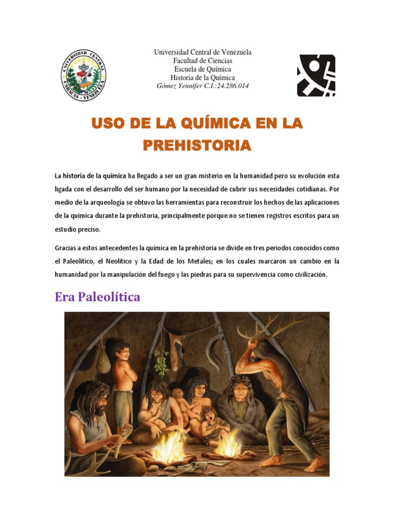 Usos de La Quimica en La Prehistoria | PDF | Neolítico | Bronce