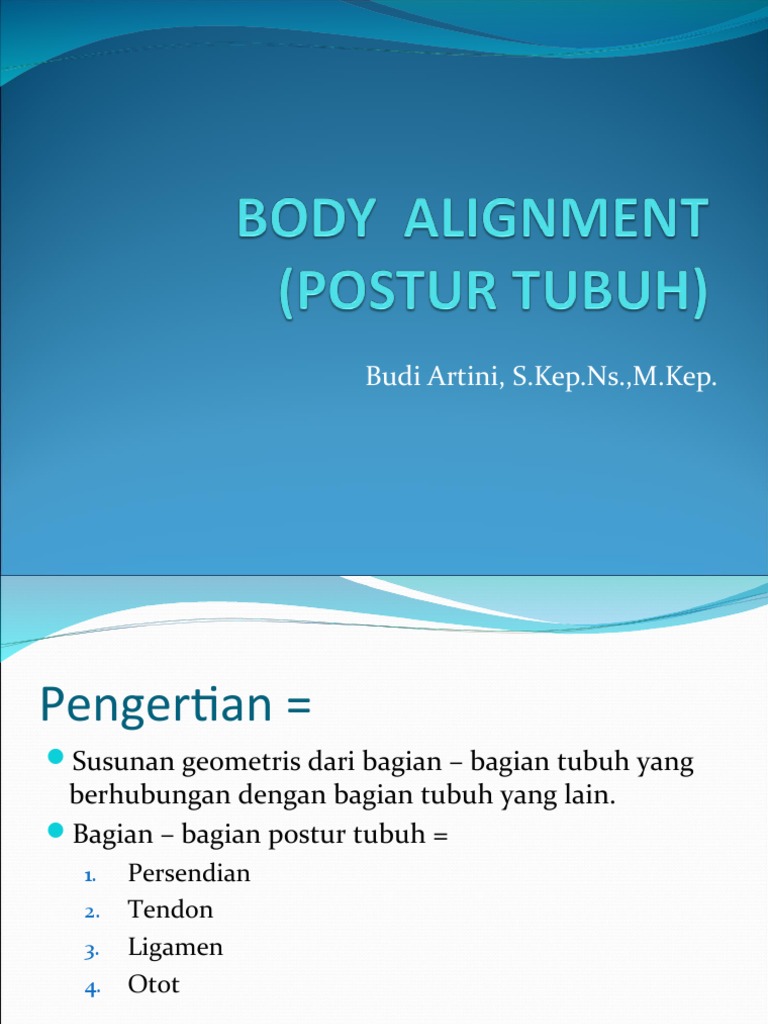 Body Alignment | PDF