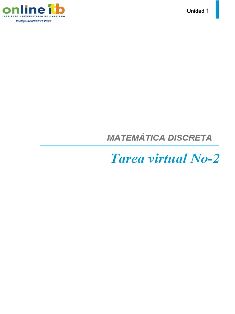 Tarea Virtual # 2 | PDF