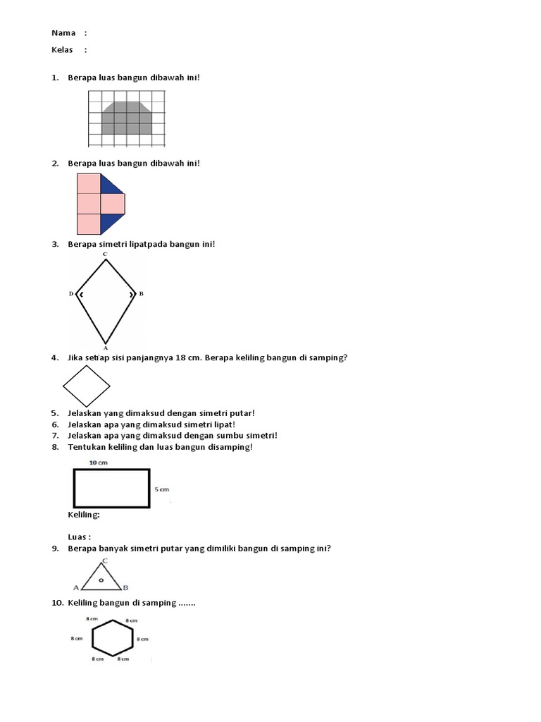 Soal Mat Kelas 3 Pdf
