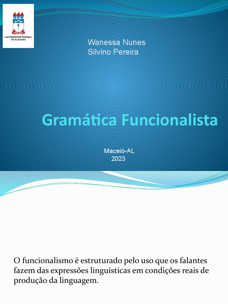 Grámatica Funcional 1 | PDF
