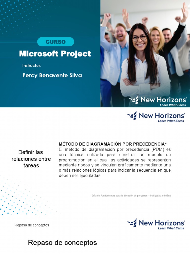 MS Project Sesión 3 2023-04 | PDF | Informática