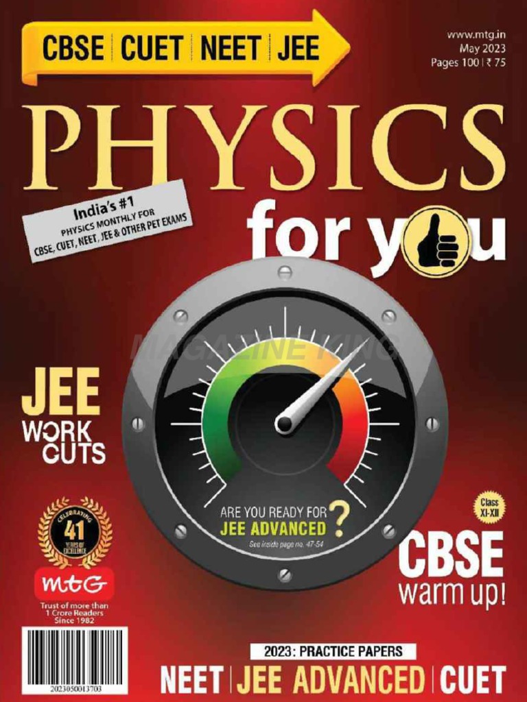 Physics For You TP May - 2023 | PDF