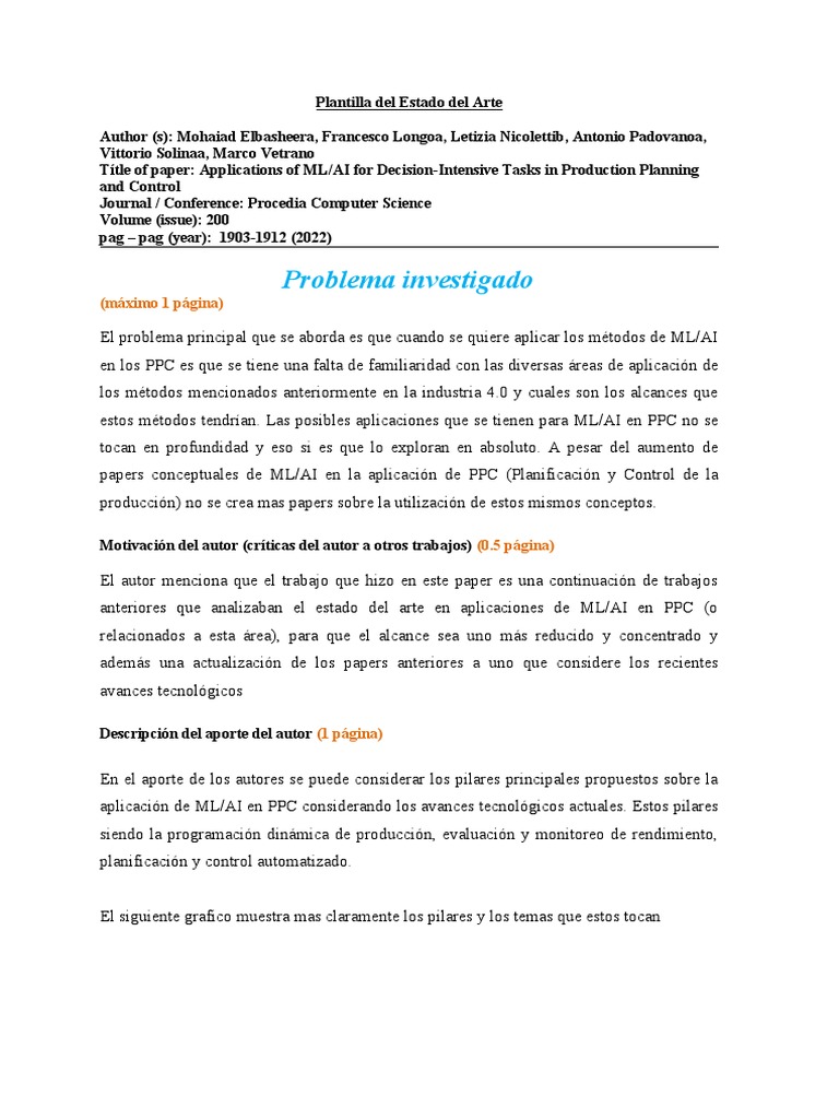 Plantilla Del Control de Lectura | PDF