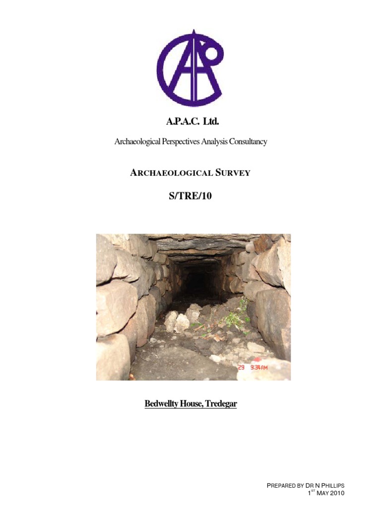 112: Bedwellty House, Tredegar, Blaenau Gwent, Archaeological Survey ...