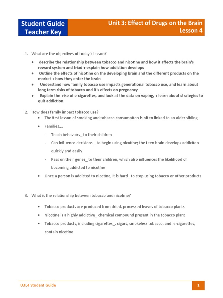 U3L4 Student Guide | PDF