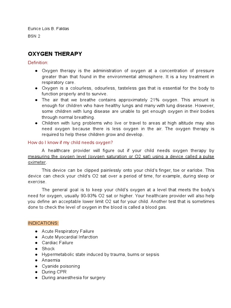Oxygen Therapy Administration Guide | PDF | Breathing | Medicine