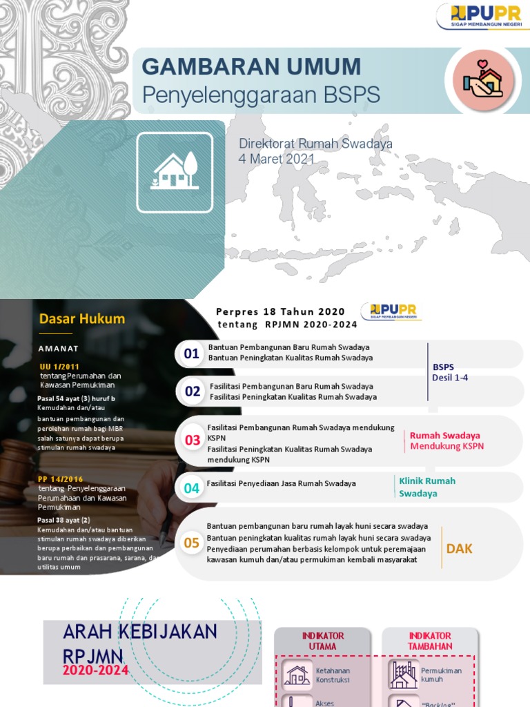 Gambaran Umum Kegiatan BSPS 2021 - KSD Wil. I | PDF