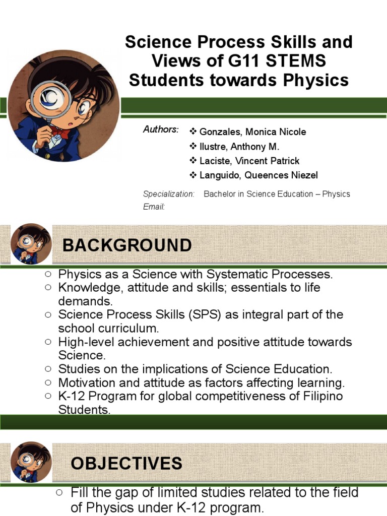 Science Process Skills and Views of G11 STEMS | PDF | Science | Science ...