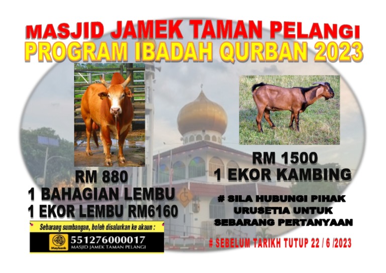 Poster Qurban 2023 Pdf