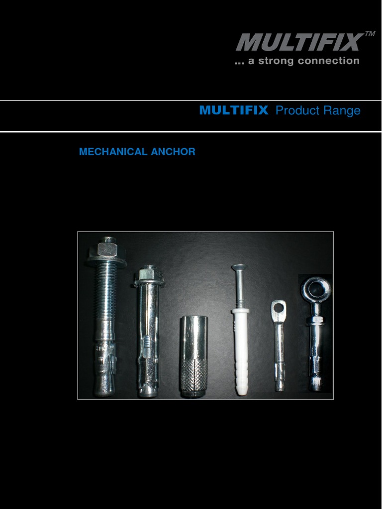 Multifix All Mechanical Anchor - Design Guide | PDF