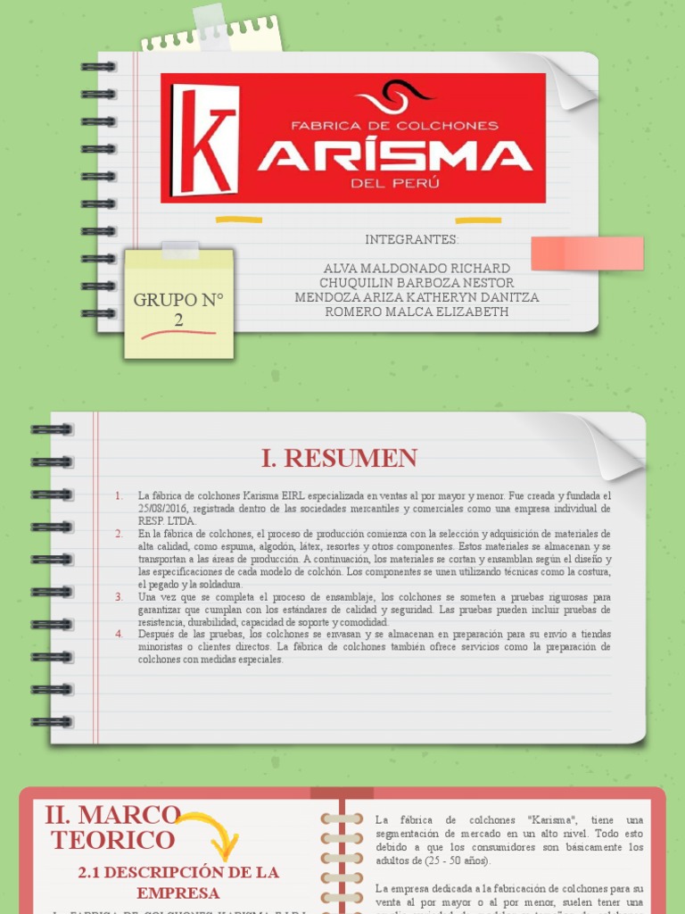 Fábrica de Colchones Karisma - Exposición | PDF | Colchón | Residuos