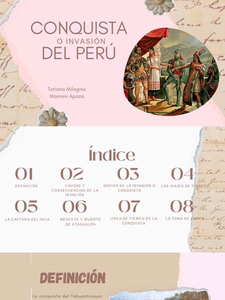 La conquista del Imperio Inca (1532-1545 | PDF | Francisco Pizarro ...