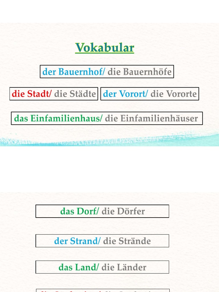 German Notes For Class 8 From Checkpoint 4 | PDF