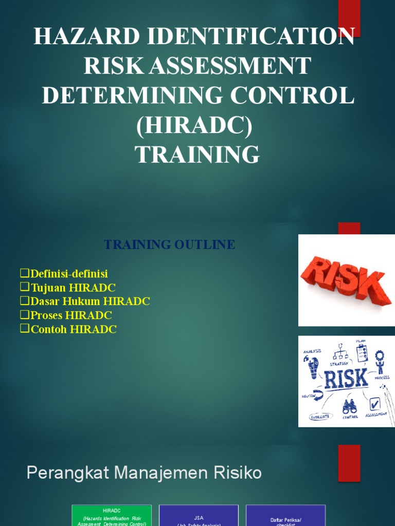 HIRADC: Identifikasi Bahaya dan Risiko | PDF