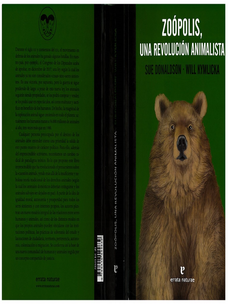 Zoópolis, Una Revolución Animalista | PDF