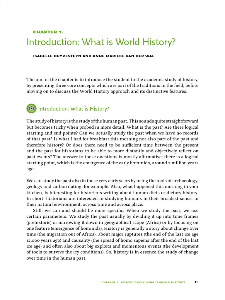 Introduction to World History Concepts | PDF