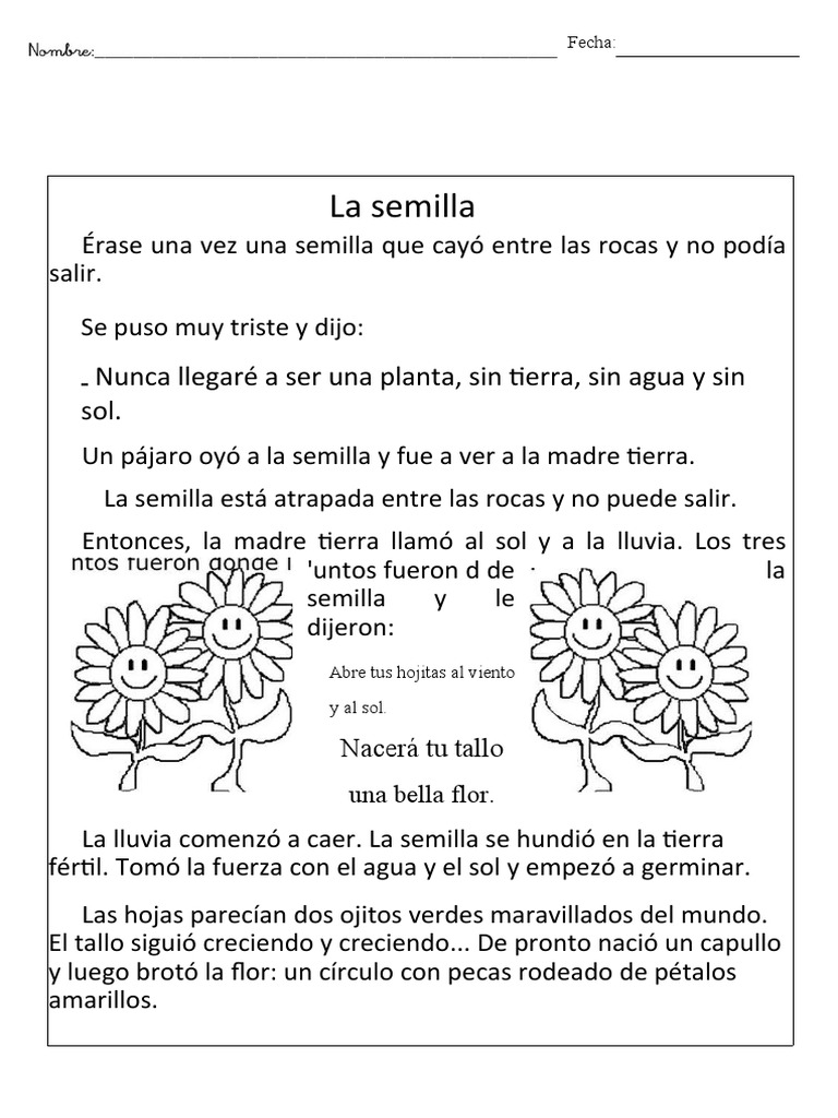 50 Ejercicios de Comprension Lectora | PDF | Temporada de primavera)