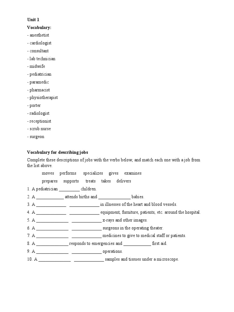 2 Unit 1 Practice | PDF