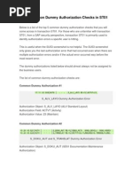ST01 Authorization Trace Guide | PDF | Computers