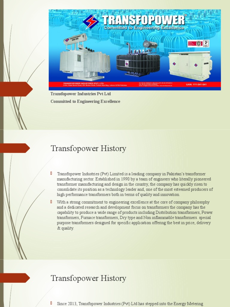 Transfopower Presentation | PDF | Economies | Business