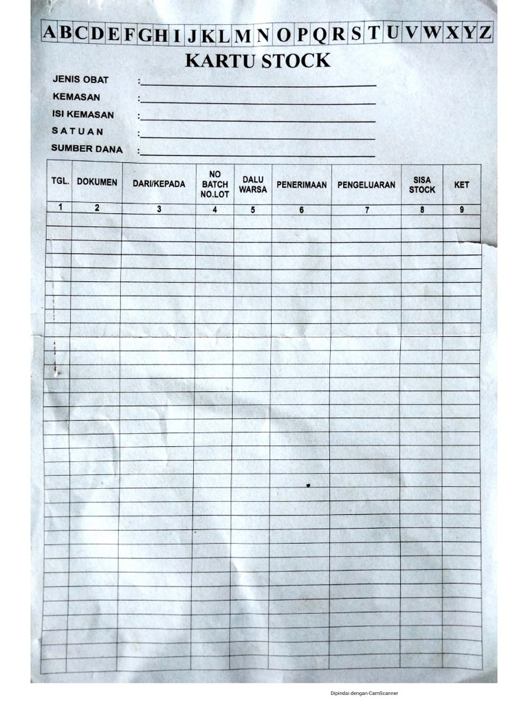 Stok Obat 1 | PDF