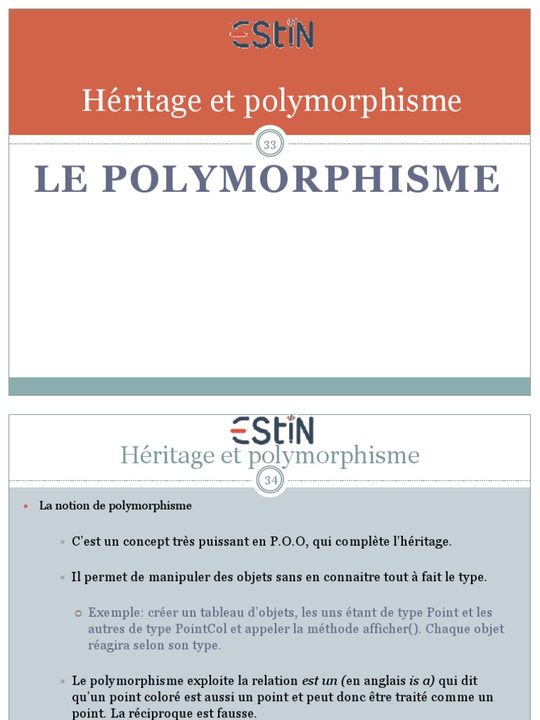 4 Polymorphisme | PDF