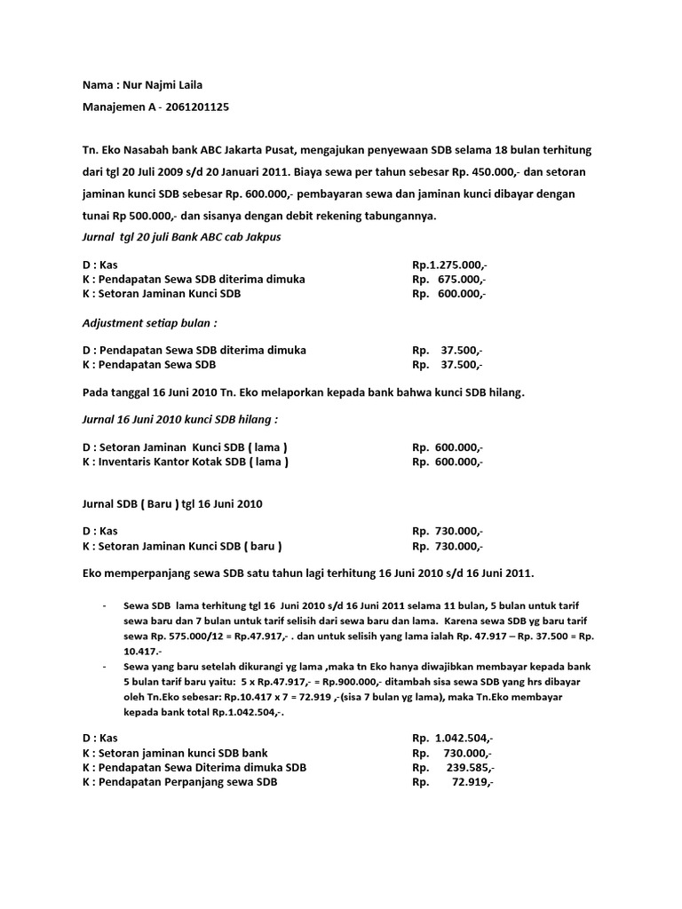 Nur Najmi Laila Jurnal SDB | PDF