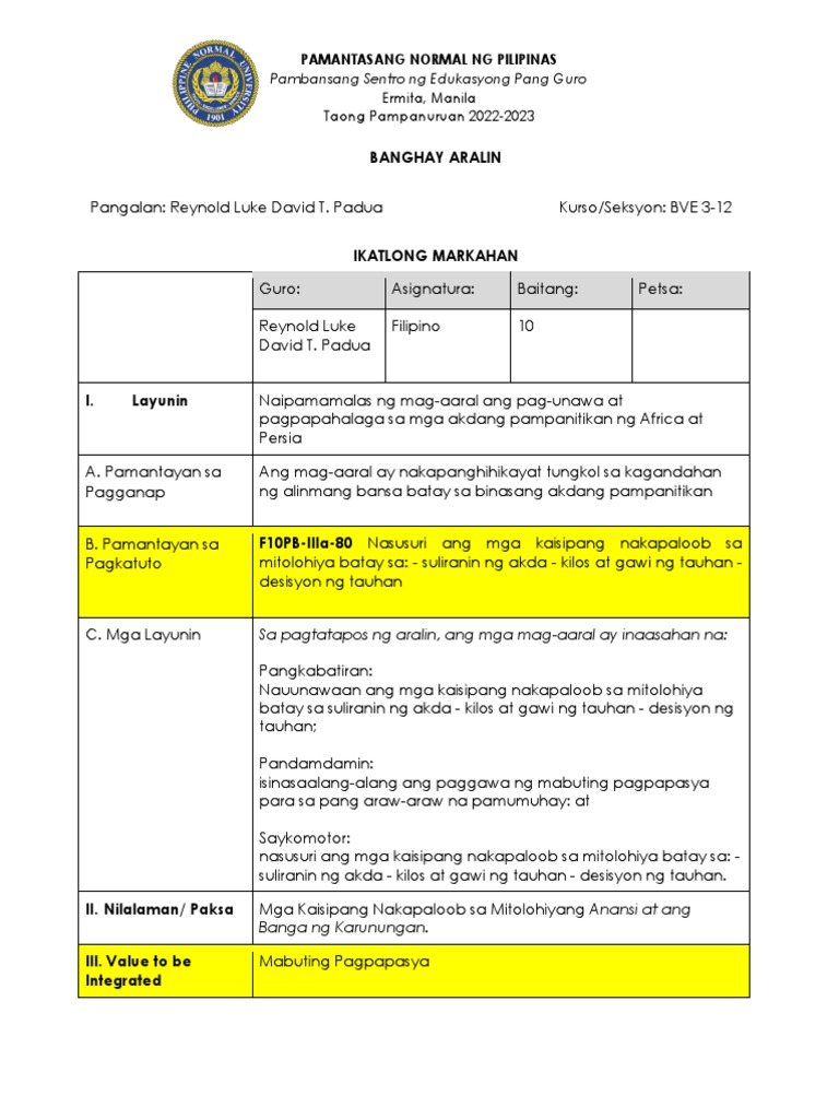 online padua mabuting-pagpapasya filipino-10 | PDF