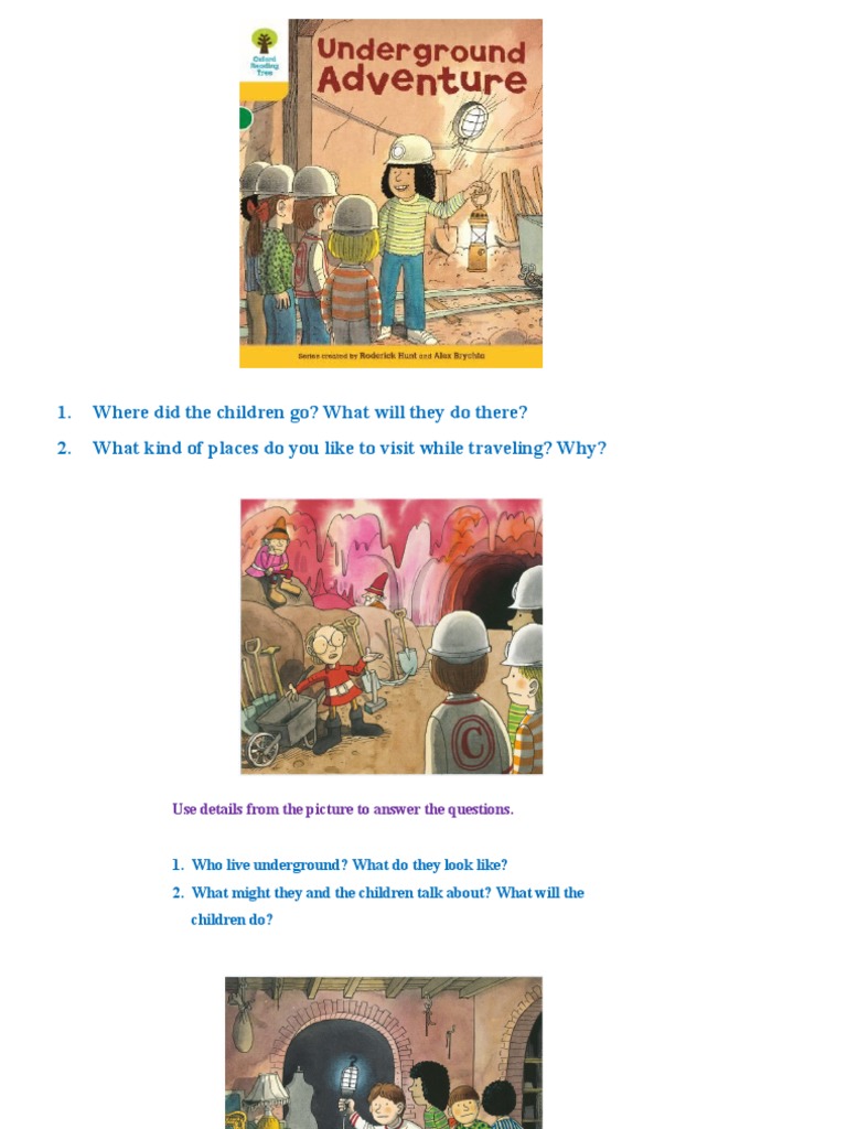 Ort g1a Lesson 17 Underground Adventure | PDF