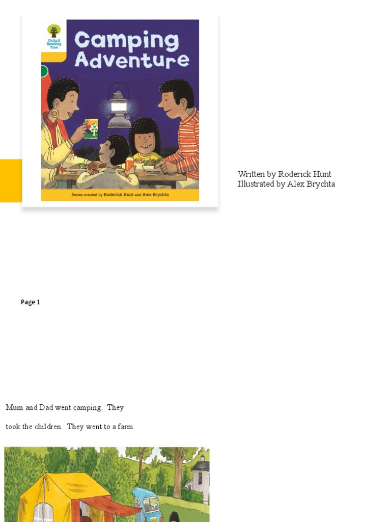 Ort G1a Lesson 19 Camping Adventure | PDF