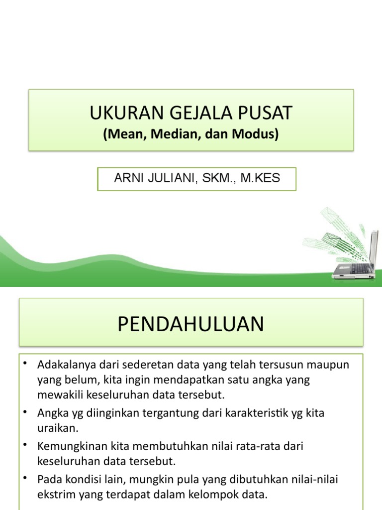 Mean Median Modus | PDF