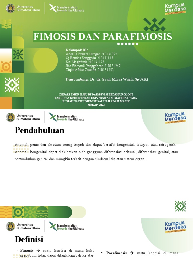 BST Fimosis Dan Parafimosis B1 | PDF