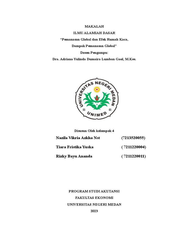 Makalah Iad Kel 4 Pemanasan Global Dan Efek Rumah Kaca | PDF