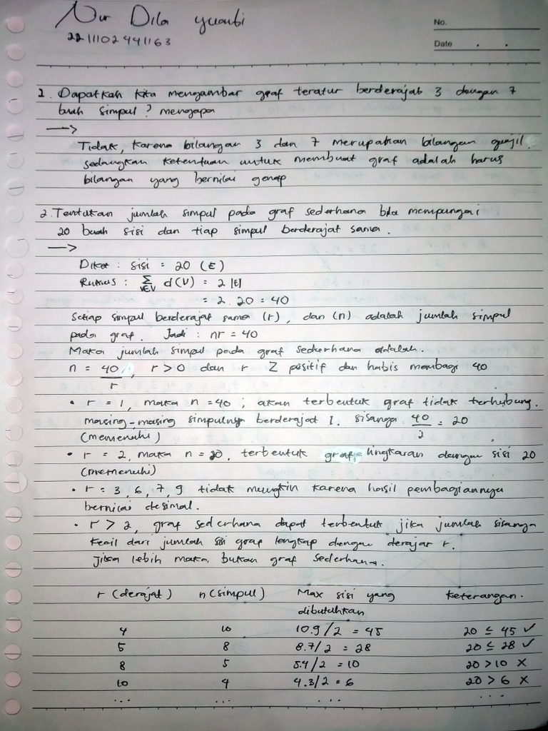 Tugas Matdis Assignment 7 | PDF