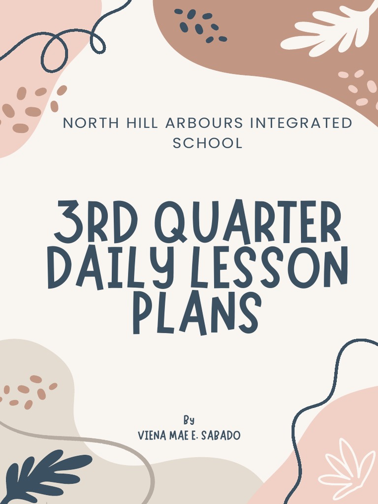 Lesson Plans Cover | PDF