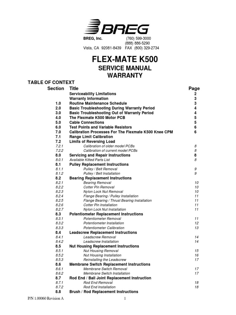 k500 Service Manual | PDF | Screw | Electrical Connector